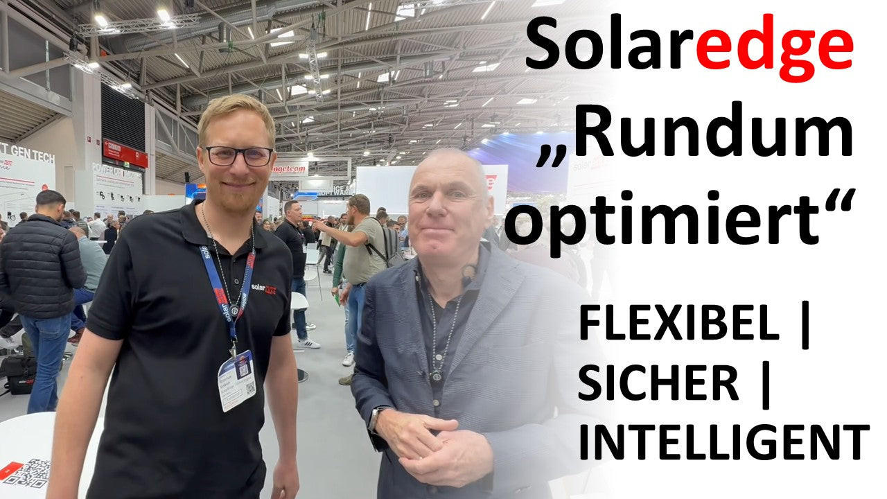 Intersolar 2025 I SolarEdge: Fully optimized - flexible, safe, intelli ...